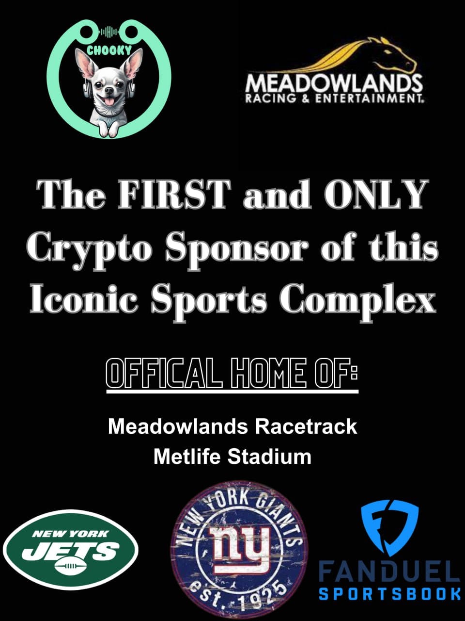 Chooky Becomes Official Racing Sponsor of Meadowlands Sports Complex ...